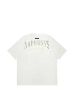 AAPE BY *A BATHING APE Logo-patch T-shirt - White