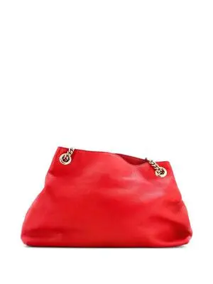 Gucci Soho Chain Strap Leather Medium Shoulder Bag - Red