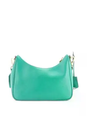 Prada Re-edition 2005 Shoulder Bag Saffiano Leather Small Crossbody Bag - Green