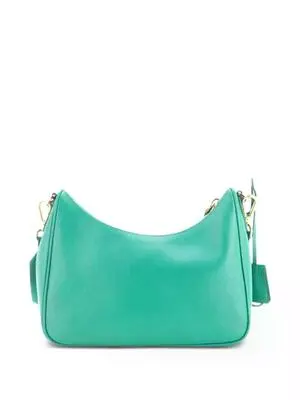 Prada Re-edition 2005 Shoulder Bag Saffiano Leather Small Crossbody Bag - Green