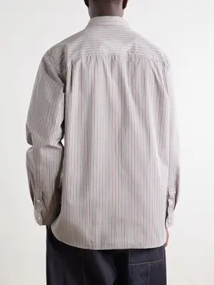 A.p.c. Malo Striped Cotton-poplin Shirt