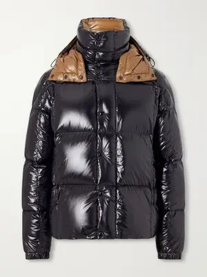 Moncler Parana Logo-apploquéd Quilted Shell Down Jacket - Black