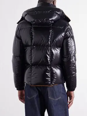 Moncler Parana Logo-apploquéd Quilted Shell Down Jacket - Black