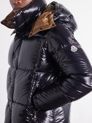 Moncler Parana Logo-apploquéd Quilted Shell Down Jacket - Black