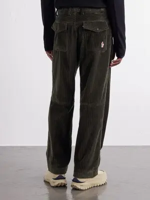 Moncler Straight-leg Cotton-blend Corduroy Trousers