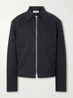 Our Legacy Slight Padded Organic Cotton-twill Jacket - Black