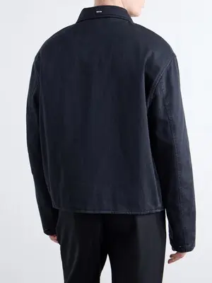 Our Legacy Slight Padded Organic Cotton-twill Jacket - Black