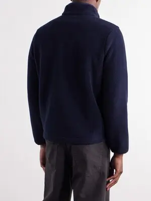 Moncler Logo-appliquéd Zip-up Fleece Jacket