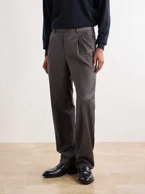 Brioni Capri Wool-gabardine Trousers