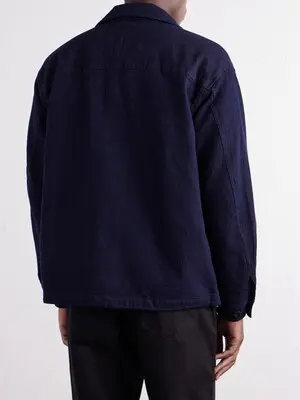 FRIZMWORKS Waffle-knit Cotton Jacket