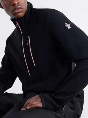 Moncler Polar Fleece Half-zip Ski Mid-layer