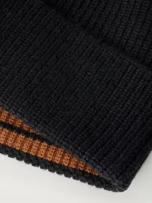 Zegna Oasi Ribbed Cashmere Beanie