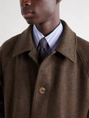 De Bonne Facture Parisian Brushed Wool Coat