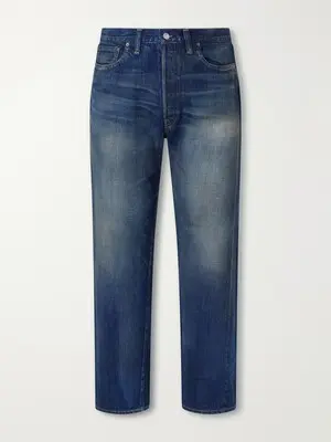 A.PRESSE Tapered Jeans - Blue
