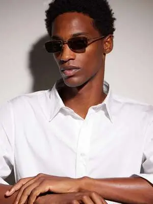 Dior Diorblacksuit S21u Square-frame -tone Sunglasses