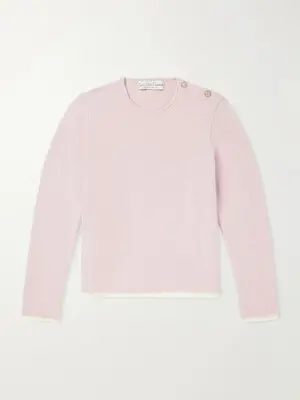 GOD'S TRUE CASHMERE Bouclé Cashmere Sweater - Pink