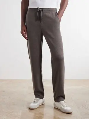 Thom Sweeney Straight-leg Wool Sweatpants