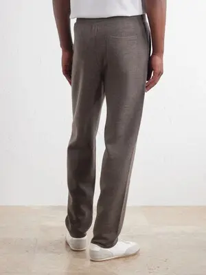 Thom Sweeney Straight-leg Wool Sweatpants
