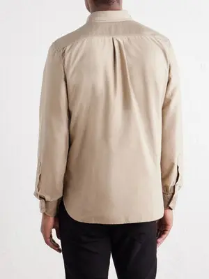 TOM FORD Garment-dyed Cotton-moleskin Shirt