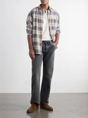 JEANERICA Arrow Straight-leg Jeans - Gray