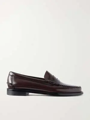 SEBAGO Dan Leather Penny Loafers - Brown