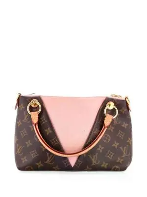 LOUIS VUITTON V Monogram Canvas And Leather Bb Tote Bag - Brown