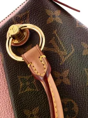 LOUIS VUITTON V Monogram Canvas And Leather Bb Tote Bag - Brown