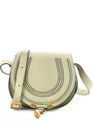 Chloé Marcie Leather Mini Crossbody Bag Green