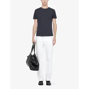 ALLSAINTS Cody Crewneck Slim-fit Cotton T-shirt - Dusted Lilac