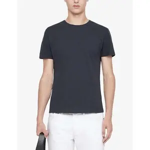 ALLSAINTS Cody Crewneck Slim-fit Cotton T-shirt - Dusted Lilac