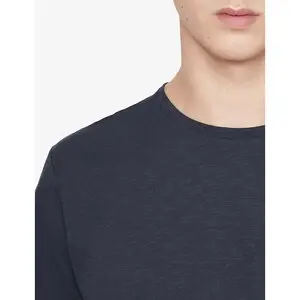 ALLSAINTS Cody Crewneck Slim-fit Cotton T-shirt - Dusted Lilac