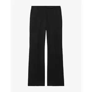 ALLSAINTS Solace Low-rise Stretch Wool-blend Trousers - Black