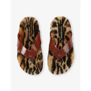 Kurt Geiger Eagle Woven Flip-flops
