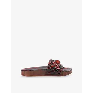 Kurt Geiger Meena Jelly Sliders - Brown/oth