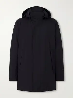 Herno Shell Hooded Down Parka - Black