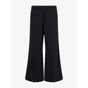 TALA Multiway Wide-leg Cotton Jogging Bottoms - Black