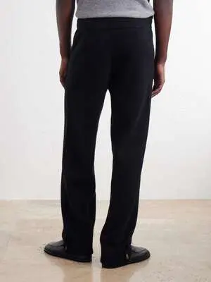 GOD'S TRUE CASHMERE Straight-leg Cashmere Drawstring Trousers