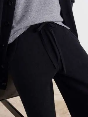 GOD'S TRUE CASHMERE Straight-leg Cashmere Drawstring Trousers