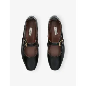 ANONYMOUS COPENHAGEN Praise Leather Ballet Flats - Black