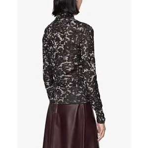 JOSEPH Yasmin Cashair Jacquard Cashmere Jumper