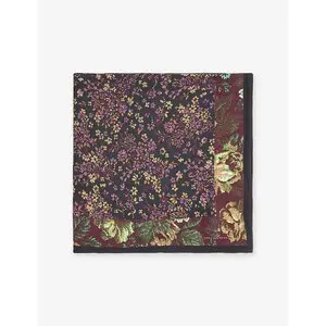 Dries Van Noten Flara Floral-print Woven Scarf 1 Size Dessin A