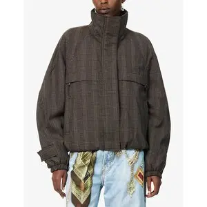 Acne Studios Odilla Checked Wool-blend Jacket