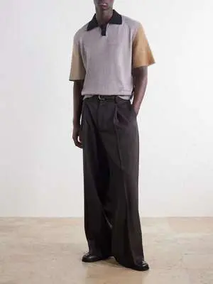 Jacquemus Merino Wool-blend Polo Shirt