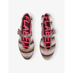 FLABELUS Pierre Straw Ballet Flats - Mult/other