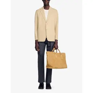 Sandro Suede Weekend Bag