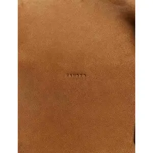 Sandro Suede Weekend Bag