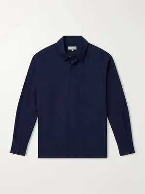 MARGARET HOWELL Cotton-poplin Shirt - Blue
