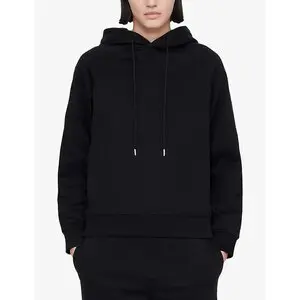 ALLSAINTS Lily Raglan-sleeve Cotton Hoody - Jet Black