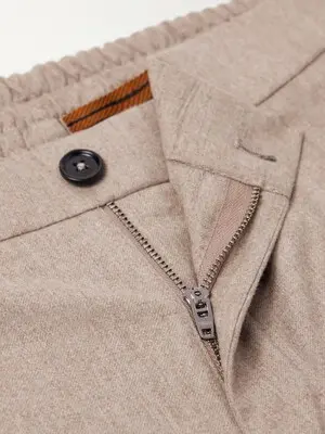 Zegna Straight-leg Wool, Cashmere And Silk-blend Trousers