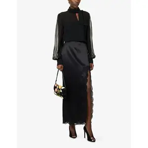 Valentino Garavani Neck-scarf Sheer Silk Top